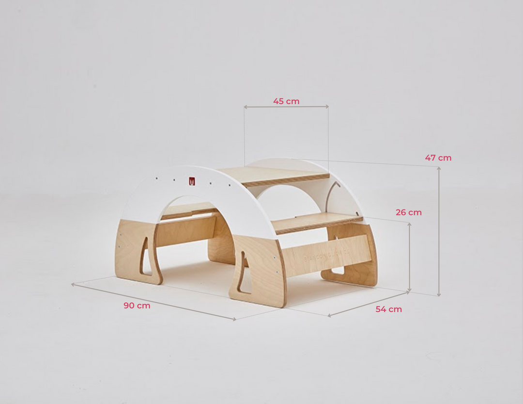 Explore Fun and Learning with the DONDO Rocker Table | Bianconiglio Kids